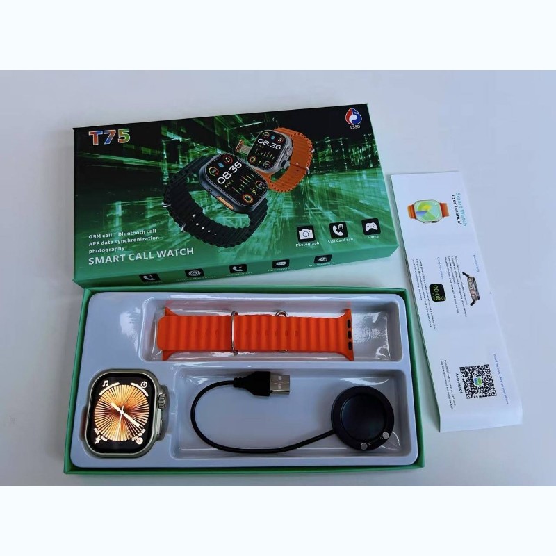 ساعت هوشمند سیم کارت خور T75 - موبایل 147